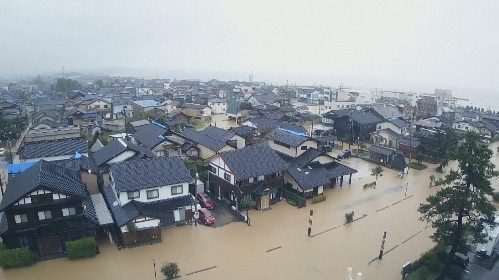 Japan Hit With Heavy Rainfalls Bringing Floods and Landslides Leading ...