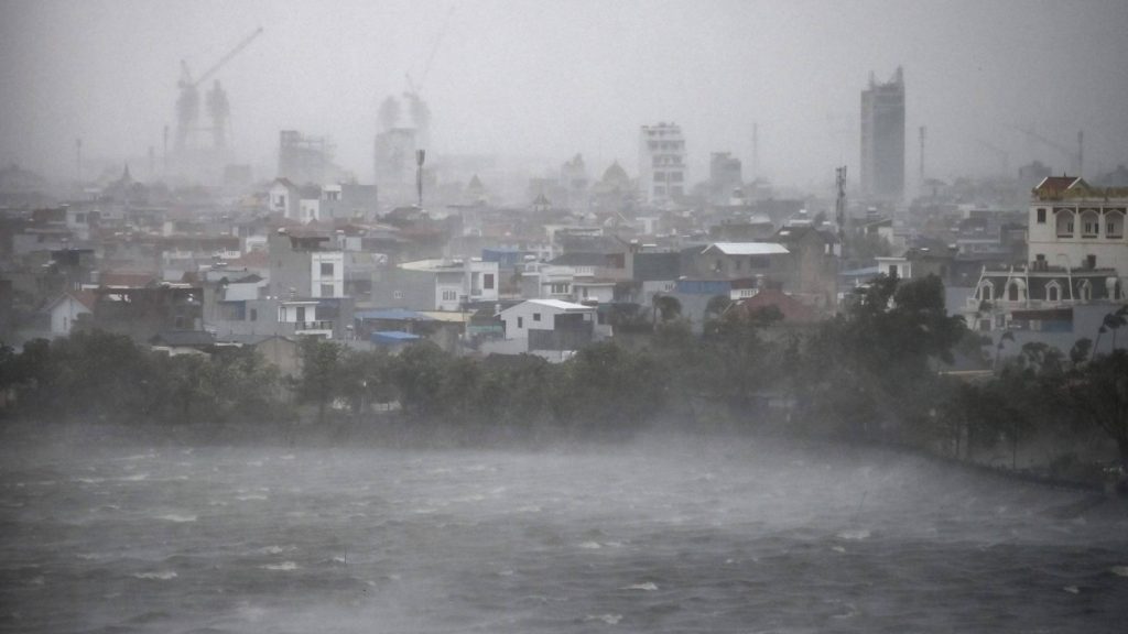 Typhoon Yagi Hits China Moving South of Hong Kong Bringing Winds of 152 ...